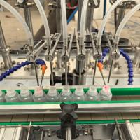 China Automatic Precision Volumetric Piston Desktop Cosmetic Sample Filling Machine for sale