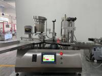 China Desktop Laboratory Small Dose Filling Machine Pneumatic Peristaltic Pump No-Drip Filler for Cosmetic Perfume Sample for sale