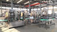 China Automatic 3 in 1 Juice Filling Sealing Capping Machine 18-18-6 18 Nozzle for Glass Bottle Packing Line for sale