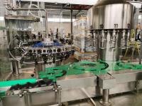 China Automatic 3 in 1 Juice Filling Sealing Capping Machine 18-18-6 18 Nozzle for Glass Bottle Packing Line for sale