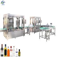 China Juice Filling Capping Sealing Machine for Glass Plastic Bottle Cup 12 Nozzle Packing Automatic Production Line for sale