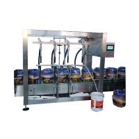 China Liquid Filling Machine 20L Automatic Lineal Weight Filling Auto Detection Bottle Jar Sealing Industrial Grade Filler for sale