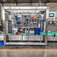 China Liquid Filling Machine 20L Automatic Lineal Weight Filling Auto Detection Bottle Jar Sealing Industrial Grade Filler for sale