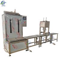 China Semi Automatic Servo Gear Pump Weighing Bucket Pet Bottle Capping Sealing Specialized Jumbo Liquid Bottling Filling Machine for sale