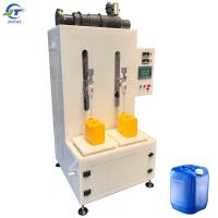 China JIUTAI Packaging Fully Automatic Weighing Filling Machine 4 Head 20L Drum Jar Tin Pail Detergent Pesticide Chemical for sale