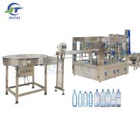 China Automatic 1000 BPH 8-8-3 Mineral Water Bottle Rinsing Filling Capping Machine With Conveyor for sale