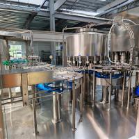 China Automatic 1000 BPH 8-8-3 Mineral Water Bottle Rinsing Filling Capping Machine With Conveyor for sale
