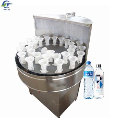 China Semi Automatic High Pressure Manual Plastic and Glass Bottle Washing Machine for Water Wine PET Bottles for sale