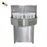 China Semi Automatic High Pressure Manual Plastic and Glass Bottle Washing Machine for Water Wine PET Bottles for sale