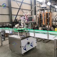 China Pneumatic T Cork Vodka Whiskey Bottle Pressing Capping Machine With Conveyor for sale