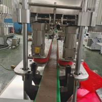 China Automatic 500ml Shampoo Pump Bottle Screw Capping Machine High Speed Desktop Liquid Filling for Glass Jar Metal Cap Servo for sale