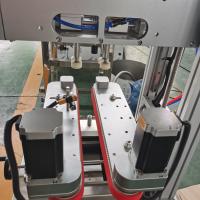 China Automatic Bottle Screw Capping Machine Plastic Bottle with Conveyor 4 Wheel Sealing Machine for sale