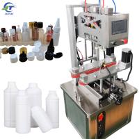 China Four Wheels Capping Machine with Conveyor Cap Screwing Machine Screw Bottle Cap Machine for Pet Bottle Plastic Bottle Capping for sale