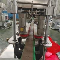 China Four Wheels Capping Machine with Conveyor Cap Screwing Machine Screw Bottle Cap Machine for Pet Bottle Plastic Bottle Capping for sale