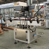 China Four Wheels Capping Machine with Conveyor Cap Screwing Machine Screw Bottle Cap Machine for Pet Bottle Plastic Bottle Capping for sale