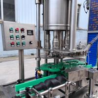 China Electric Motor Metal Wood Plastic Bottle Automatic Capping Machine for PET Cap Screw Closing Soft Drink Beverage High Efficiency for sale