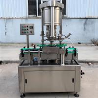 China Electric Motor Metal Wood Plastic Bottle Automatic Capping Machine for PET Cap Screw Closing Soft Drink Beverage High Efficiency for sale