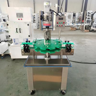 China Automatic Glass Plastic Bottle Capping Machine Water Beverages Bottle Cap Sealing Screw Capping Machine for sale