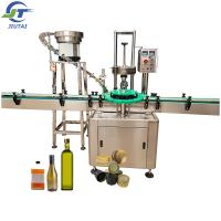 China Automatic Electric Motor Screw Capping Sealing Machine for Glass Bottle Aluminum Cap Food Grade Packaging for sale