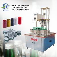 China Automatic Aluminum Caps Bottle Screw Capping Sealing Machine for Glass Containers With Ropp System Cap Lifter for sale