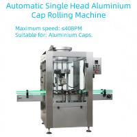 China CE Certified 304 Stainless Steel Bottle Capping Machine Automatic Glass Bottle Capping Machine Screw ROPP Cap Capping Machine for sale