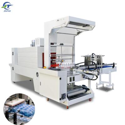 China Full Automatic PVC Shrink Machine for Food Bottles Jars 12packs with Plastic Wrap Tool Thermo Heat System Packaging for sale