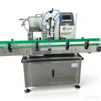 China Single Head Servo Automatic Rotor Pump Filling Machine for Viscous Sauce Paste for sale