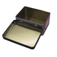 China Disney Mickey Mouse Rectangular Tin Box With Hinged Lid For Cookie Storage Packaging for sale