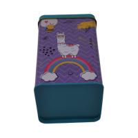 China Vintage Advertising Square Tin Box Tin Coin Bank For Promotion Packaging for sale