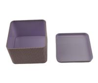 China Tailored Square Tin Box Can With Removable Lid Offset CMYK Printing for sale