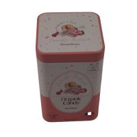China OEM ODM Personalized Small Square Tin Box With Lid Candy Tin Packaging for sale