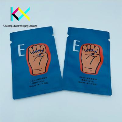 China Sustainable Custom Flat Pouch Packaging With Laser Score Matte Surface for sale