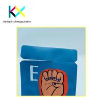 China Sustainable Custom Flat Pouch Packaging With Laser Score Matte Surface for sale