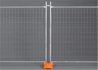 China Hot-Dipped Galvanized Mobile Fence Panels 2100x2400mm with 42 Micron Coating for Construction Security for sale