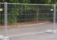 China 2.4m x 2.1m Galvanized Temporary Fence with Concrete-Filled Plastic Feet for Construction Sites for sale