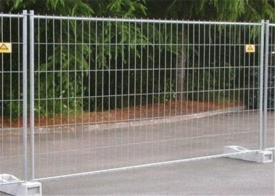 China 2.4m x 2.1m Galvanized Temporary Fence with Concrete-Filled Plastic Feet for Construction Sites for sale