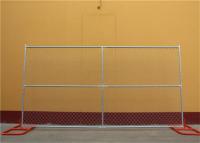 China 6FT x 10FT Galvanized Temporary Chain Link Fence - 1800mm to 2300mm Height, 25mm to 48mm Frame Options for sale