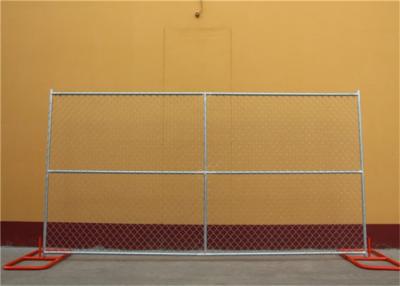China 6FT x 10FT Galvanized Temporary Chain Link Fence - 1800mm to 2300mm Height, 25mm to 48mm Frame Options for sale