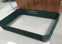 China Powder Coated Metal Raised Garden Bed 600-1200mm Custom Sizes with 275g/sqm Zinc Coating for sale