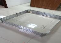 China Silver Square Metal Raised Garden Bed Kit 48x48x8 Inch Galvanized Steel CE Certified Easy Assembly for sale