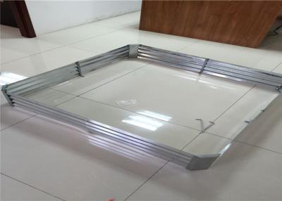 China Silver Square Metal Raised Garden Bed Kit 48x48x8 Inch Galvanized Steel CE Certified Easy Assembly for sale