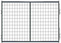 China Strong Frame Corral Fence Panels 0.8-3m Width with Galvanized Loop Feet and 4mm Wire Mesh for sale