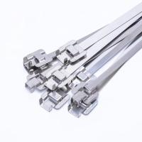 China Durable Self-Locking Cable Tie Plastic Coated Metal with Steel and Stainless Steel for sale