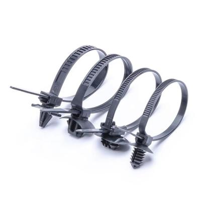 China 150mm/100mm Length Plastic Cable Wire Ties Resuable Plastic Tie Wraps for sale