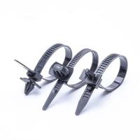 China 150mm/100mm Length Plastic Cable Wire Ties Resuable Plastic Tie Wraps for sale