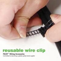 China Adjustable Adhesive Backed Cable Tie Mount Nylon Material For Industrial for sale