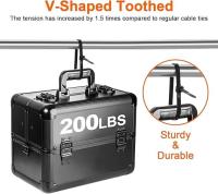 China 12 Inch Double Sided Zip Ties V Shaped 200 LBS Tensile Strength For Industrial for sale