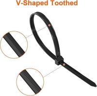 China 7.6x300mm Heavy Duty Plastic Zip Ties High Durability For Outdoor Use for sale
