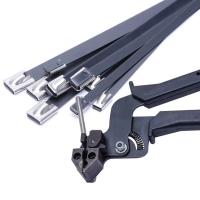 China 304 Ball Lock Stainless Steel Zip Ties 5.6*150mm High Durability for sale