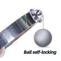 China 400mm Length Stainless Steel Locking Ties 0.3mm Thickness Metal Tie Wrap for sale